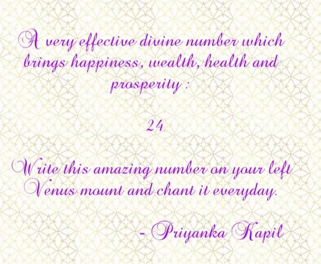 Significance of Divine Number 24! – Tarot Priyanka Kapil